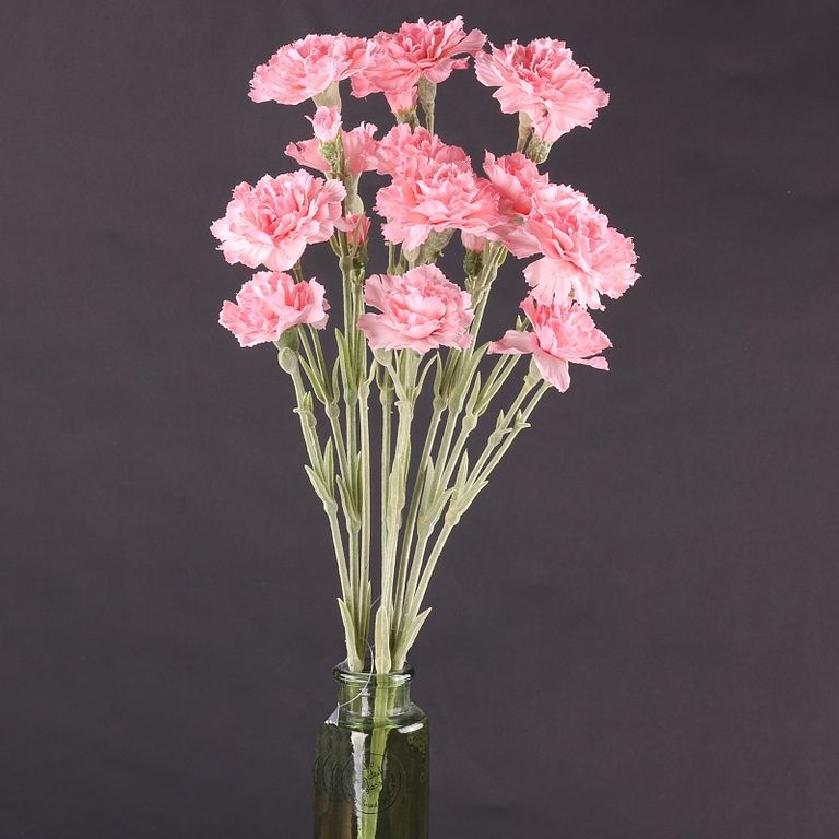 Karafiát mini CHARLY umělý růžový 62cm | Truhlikov.cz